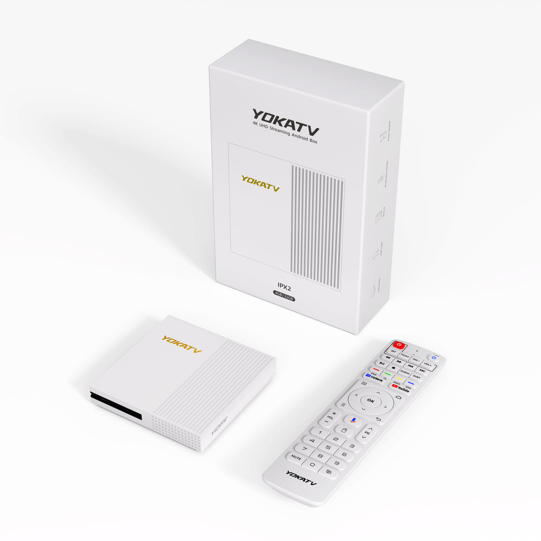 YOKATV IPx2 4K Streaming Android TV Box
