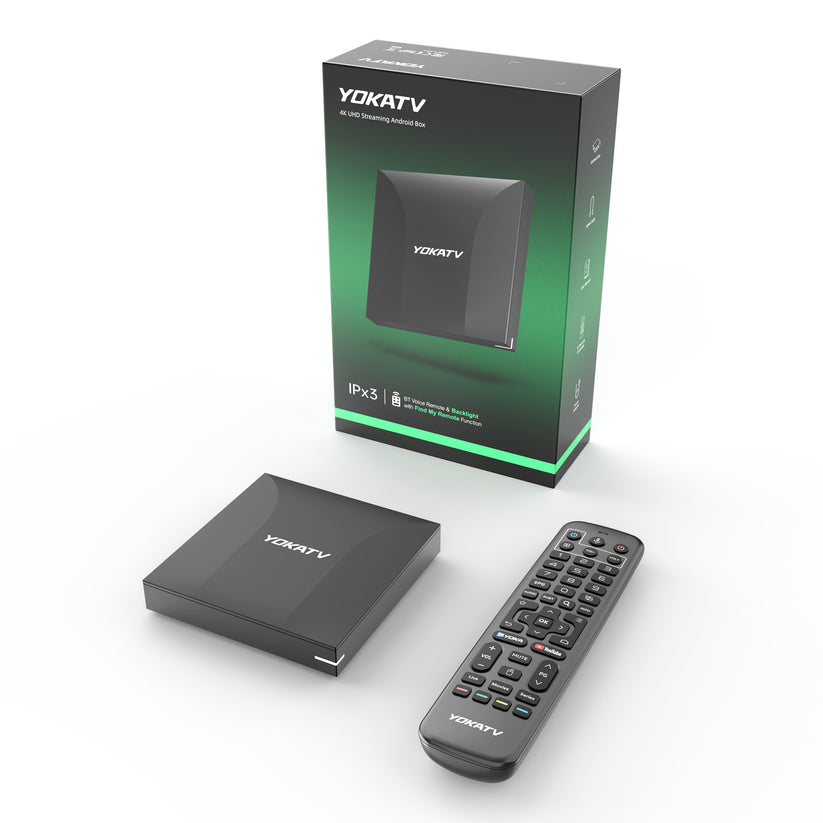 YOKATV IPx3 4K UHD Streaming Android TV Box